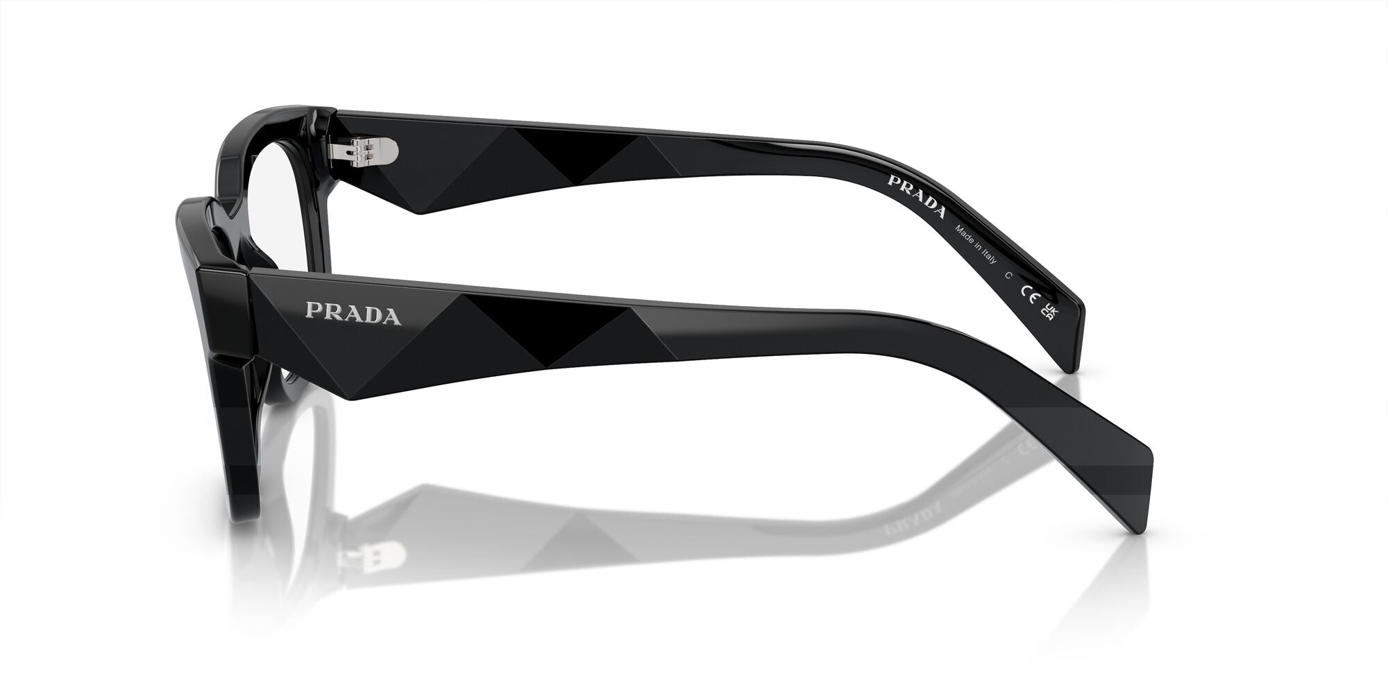PRADA 0PR A10VF BLACK Glasses Frames | 1001 Optometry