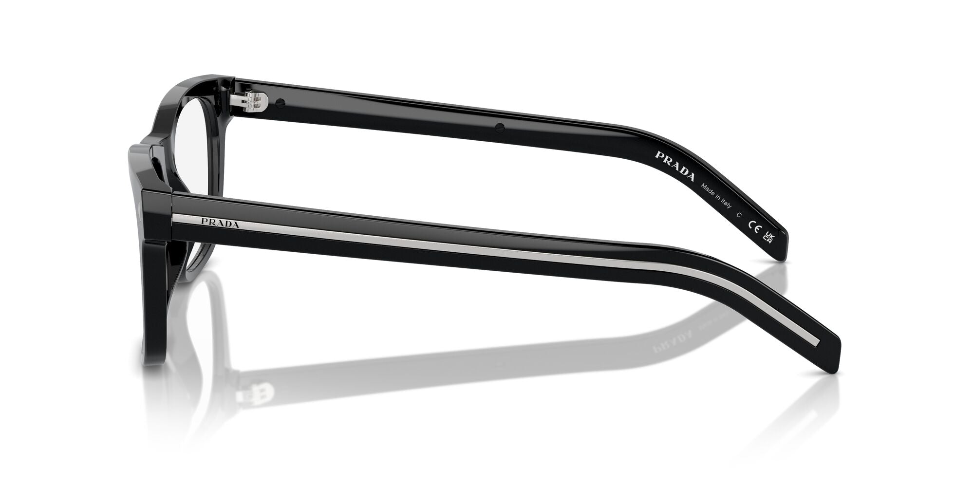 PRADA 0PR A13VF BLACK Glasses Frames | 1001 Optometry