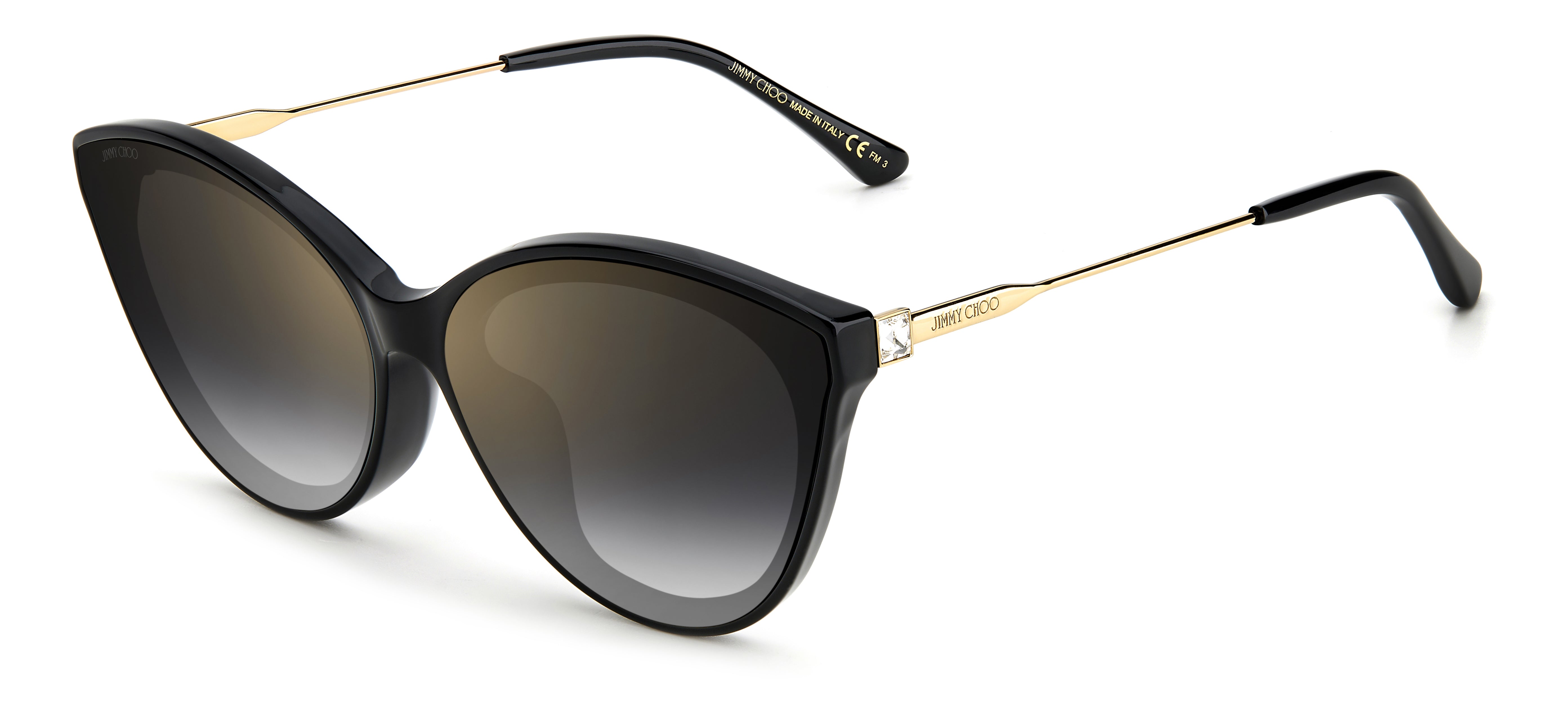 Jimmy Choo Vic/F/Sk Black Sunglasses | 1001 Optometry