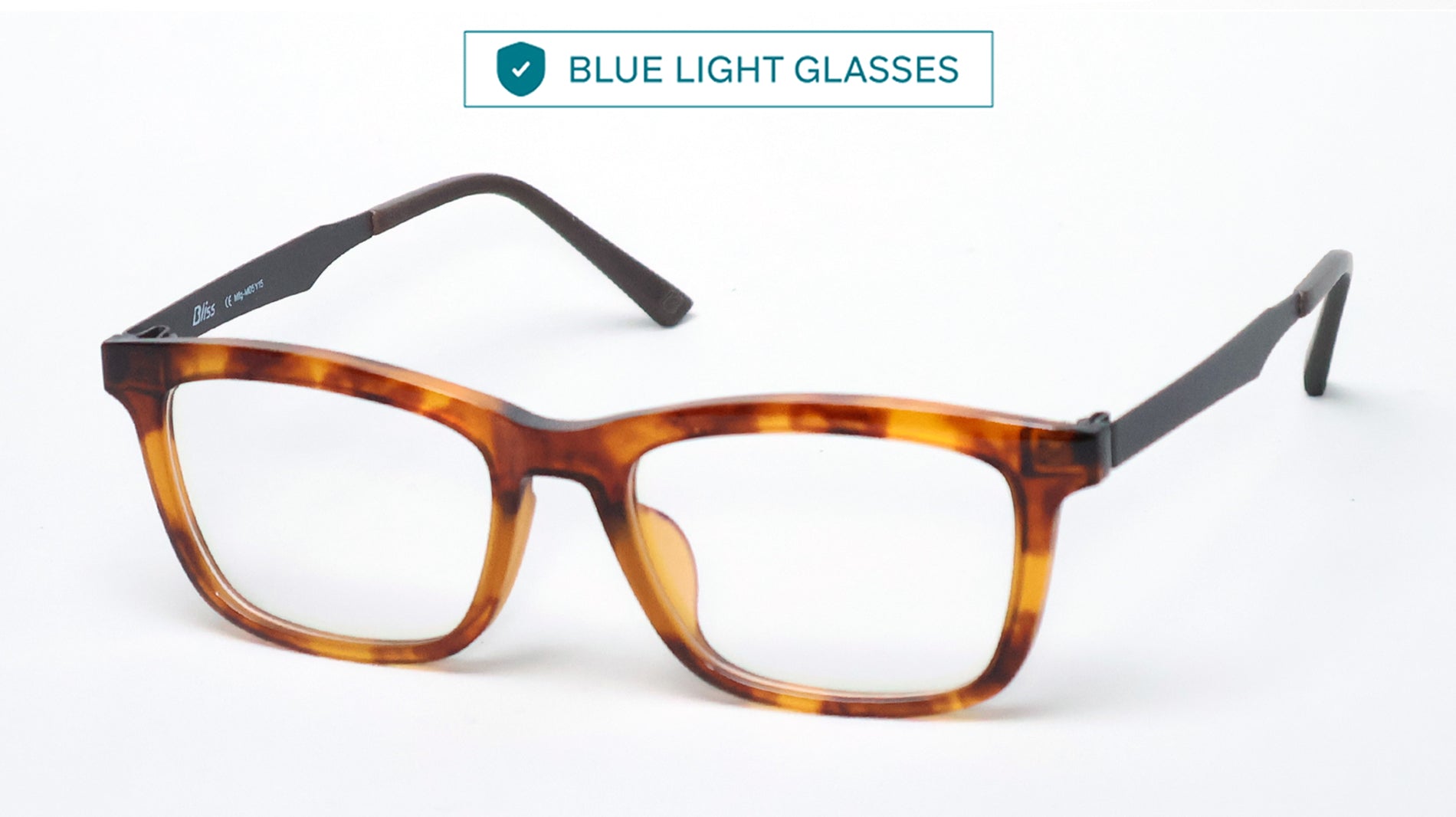 Bliss Blue Light T02 Tortoise Glasses Frames | 1001 Optometry