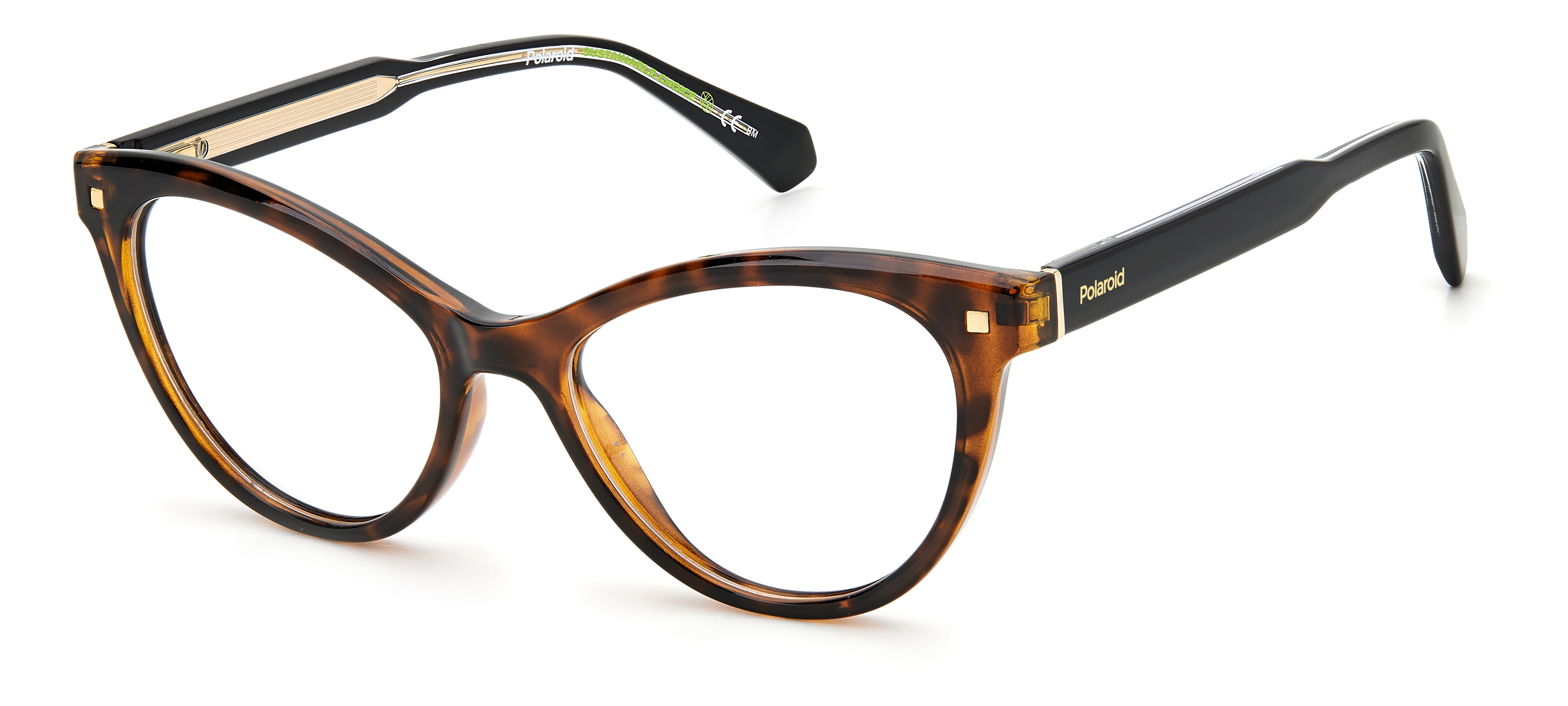Polaroid PLD D446 Havana Glasses Frames | 1001 Optometry